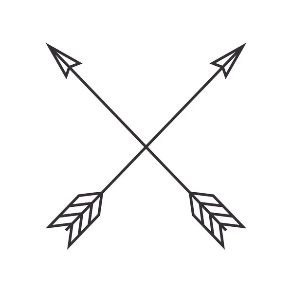 Arrows crossed frame icon — Stock Vector © yupiramos #145710885 Arrows crossed frame icon — Stock Vector © yupiramos #145710885