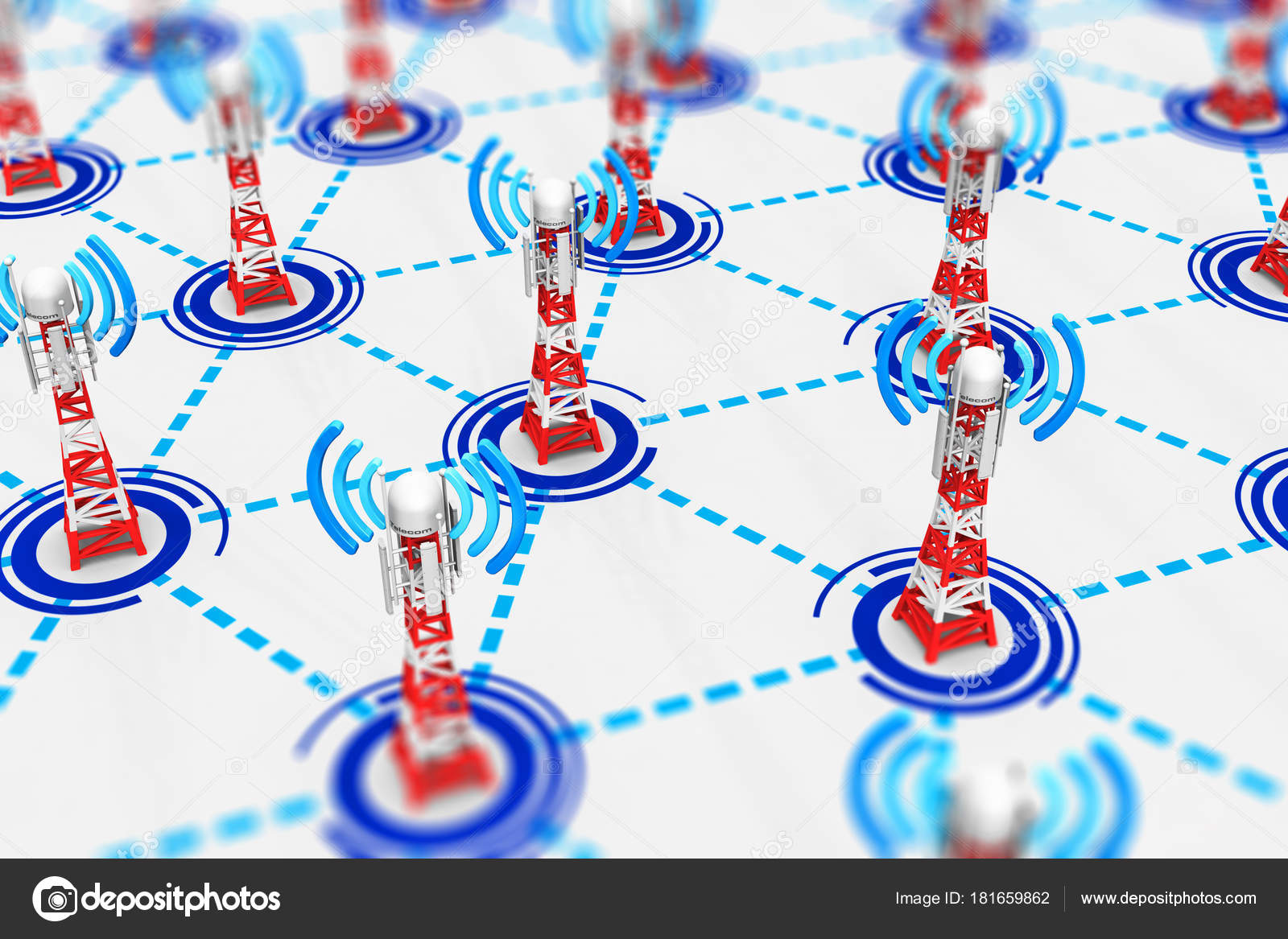 Wireless communication technology Stock Photo by ©scanrail 181659862