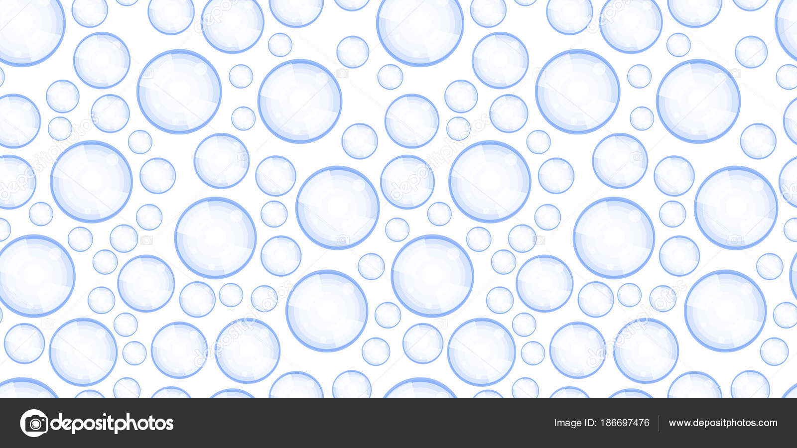 Blue bubble pattern Stock Vector by ©AlexanderZam 186697476