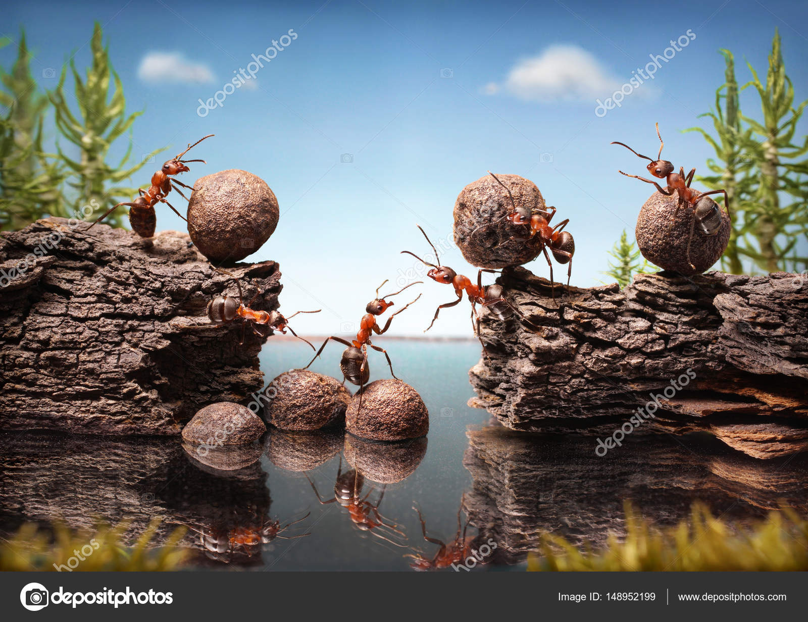 Fotos De Trabalho Em Equipe De Formiga