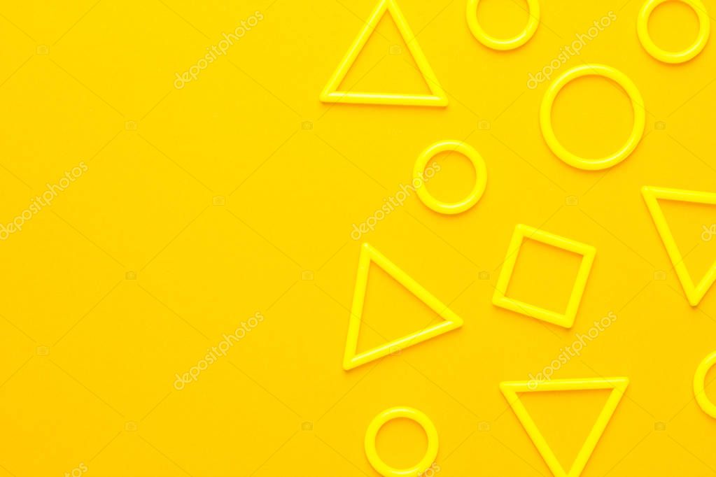Plastic geometric shapes — Stock Photo © garloon #156518374
