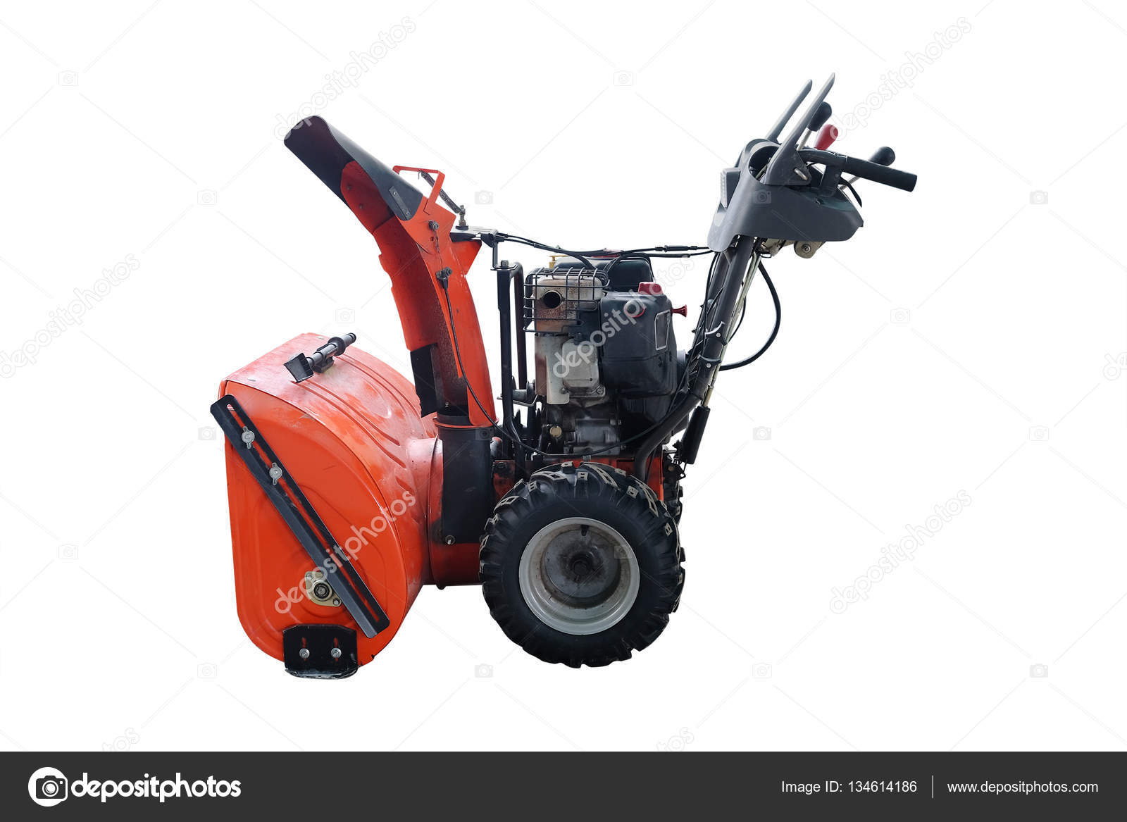 Snow-removal mini tractor Stock Photo by ©uatp12 134614186