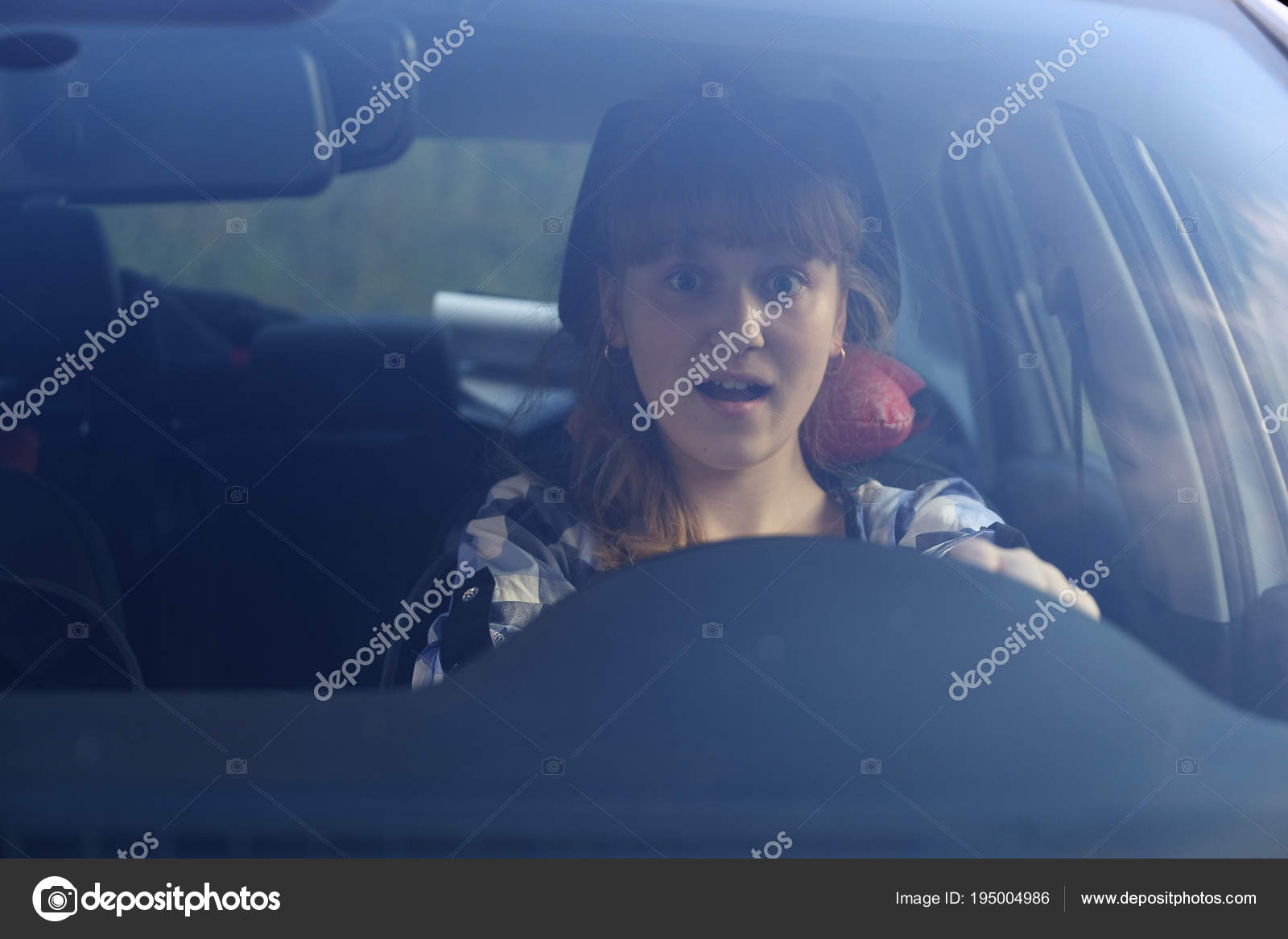 Portrait Girl Driver — Stock Photo © uatp12 #195004986