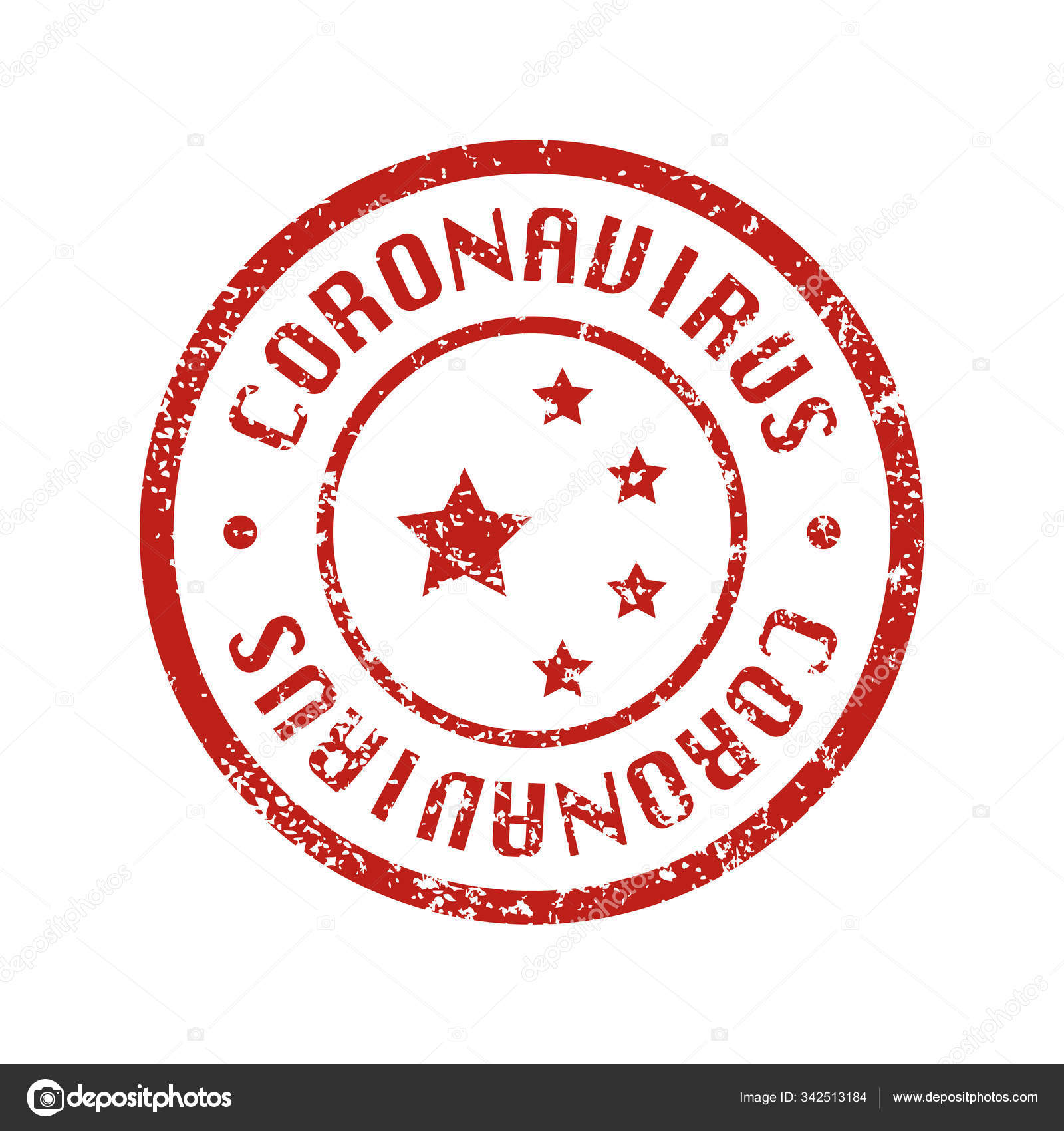 Stamp with coronavirus Stock Vector Image by ©ivofet #342513184