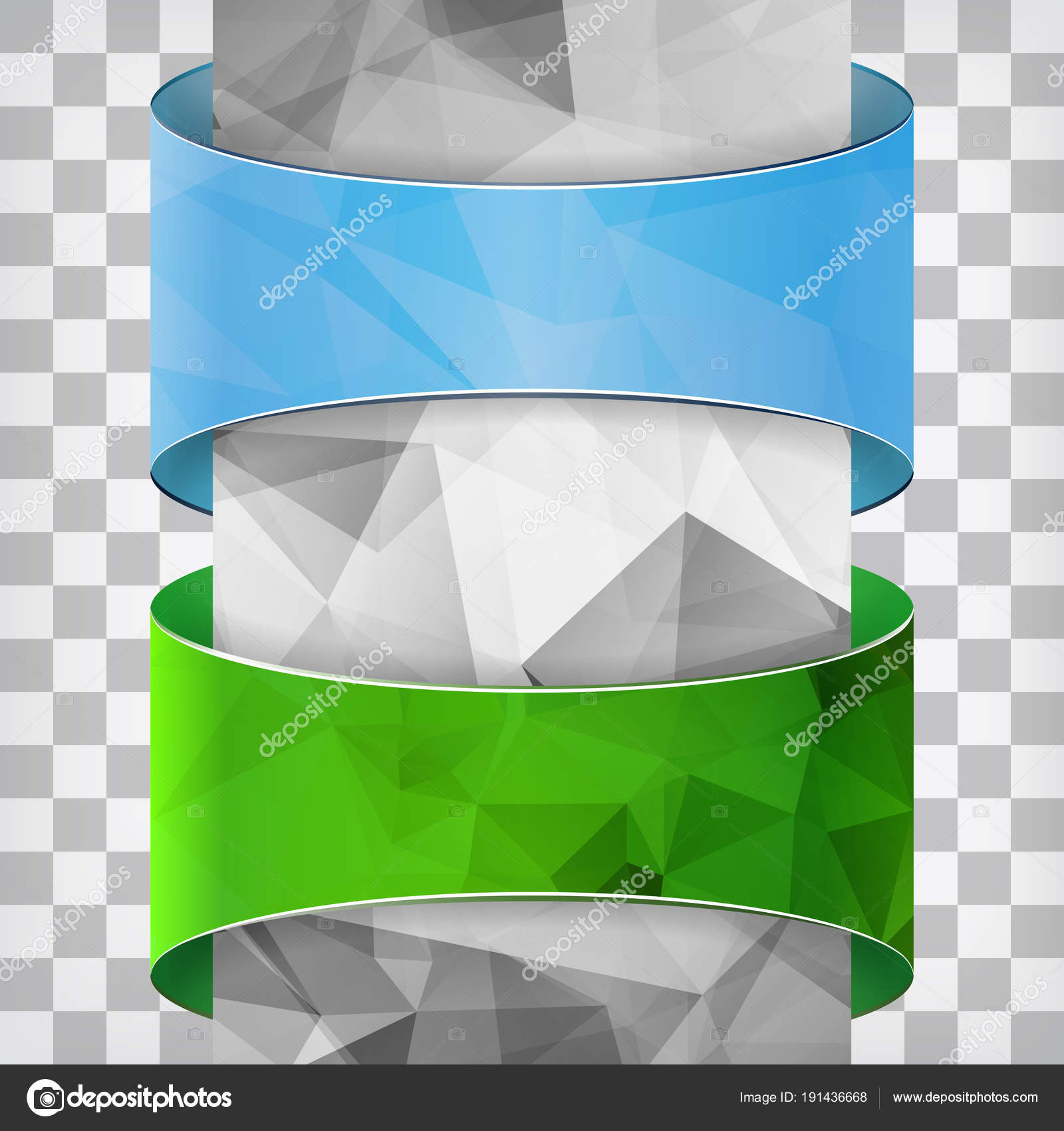Transparency plates on the triangle labels Stock Vector Image by ...
