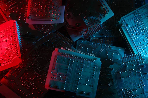 Abstract background with old computer circuit board - Stock Image ...