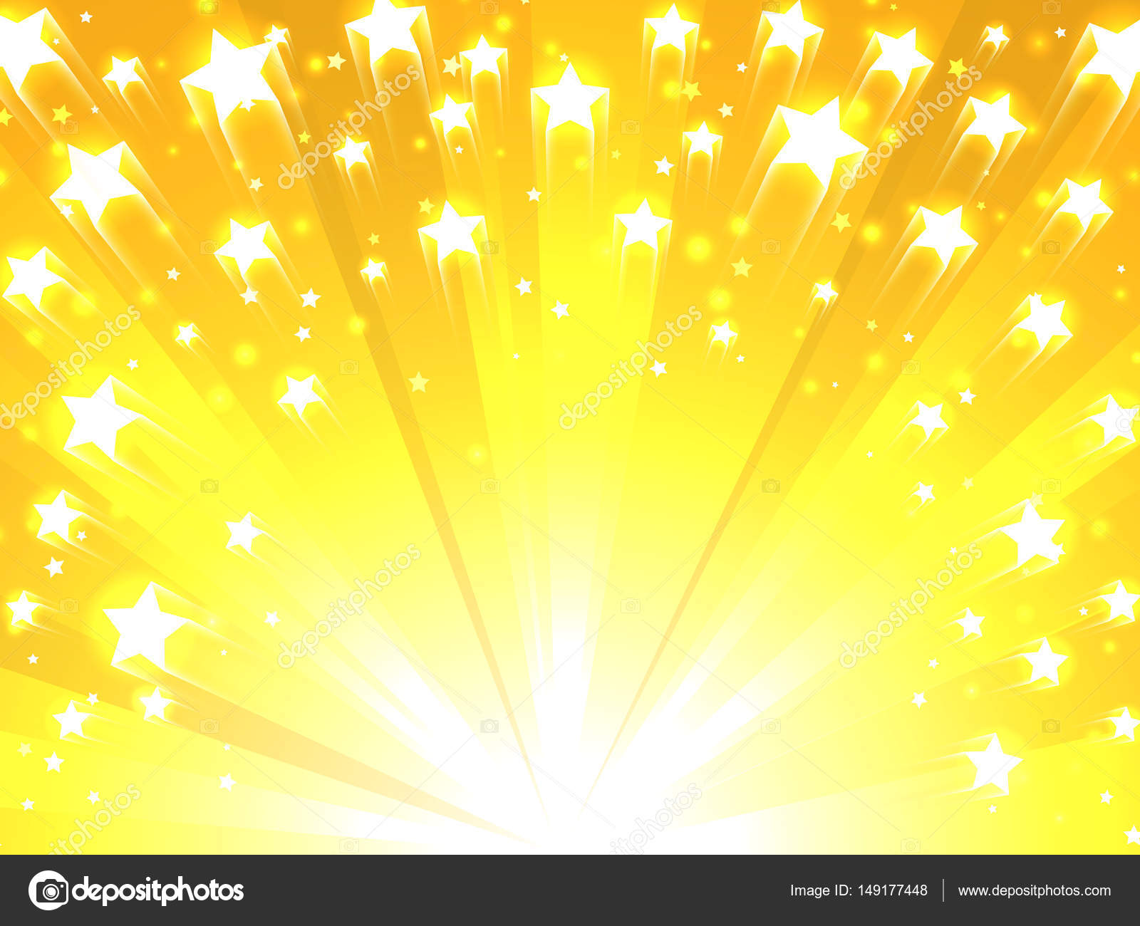 Yellow Background with Stars Stock Vector by ©timurock 149177448
