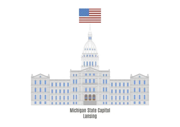 Michigan state capitol Vector Art Stock Images | Depositphotos