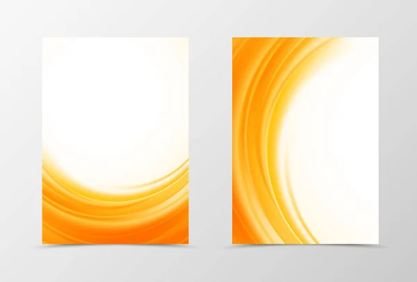 Smooth flyer template design Stock Vector by ©Denchik 114372838