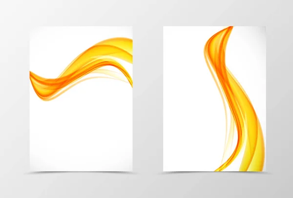 Smooth flyer template design Stock Vector by ©Denchik 114372838