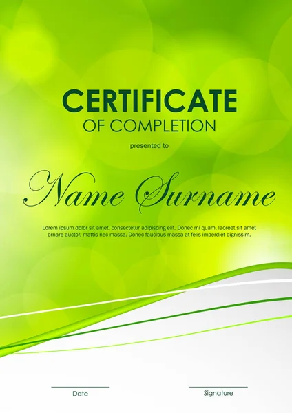 Elegant Background For Certificates Of Completion - Infoupdate.org