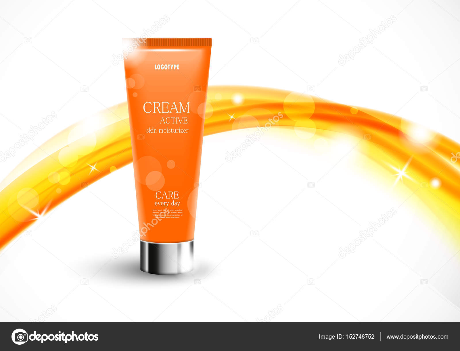Body cream cosmetic ads template Stock Vector Image by ©Denchik #152748752