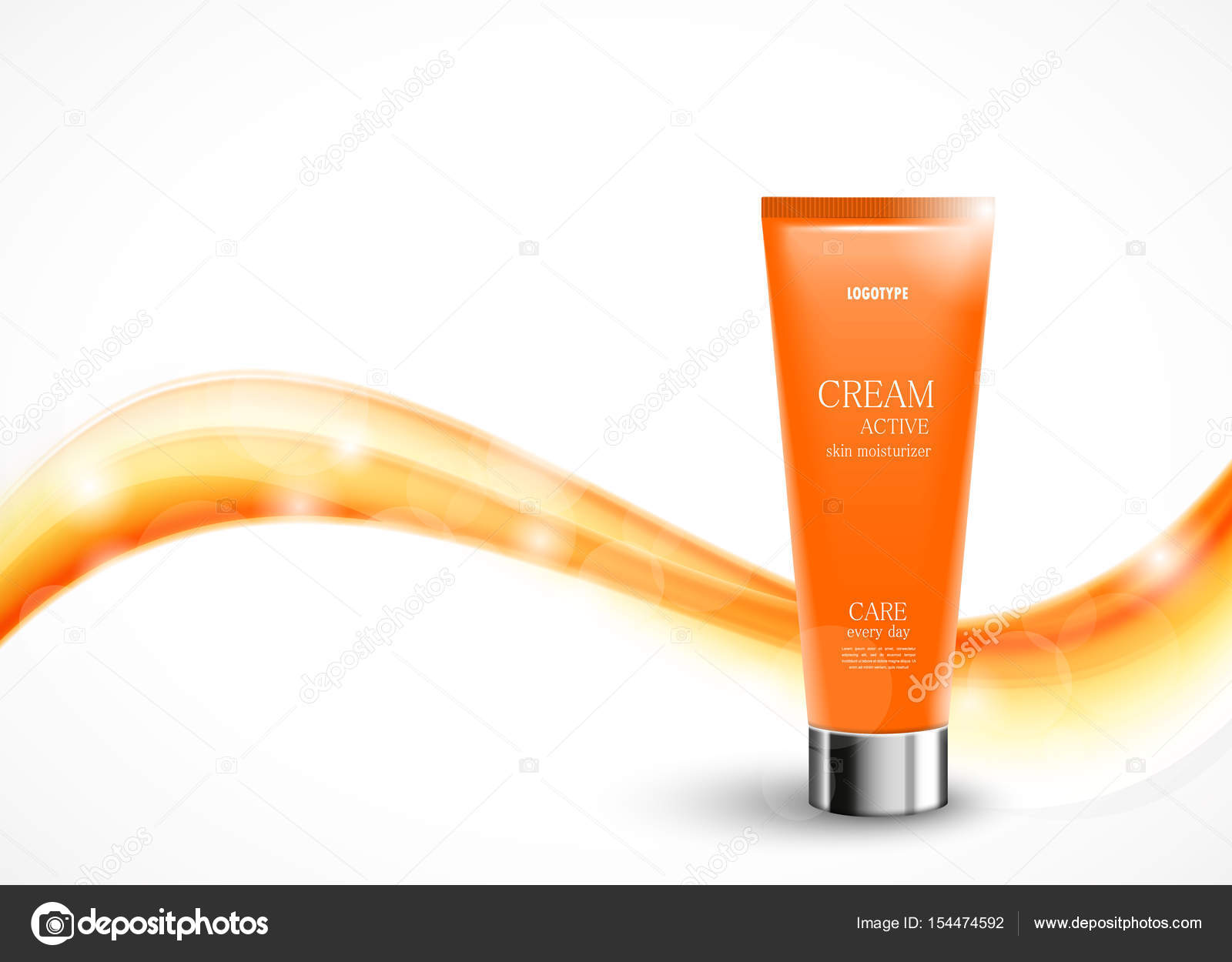 Body cream cosmetic ads template Stock Vector Image by ©Denchik #154474592