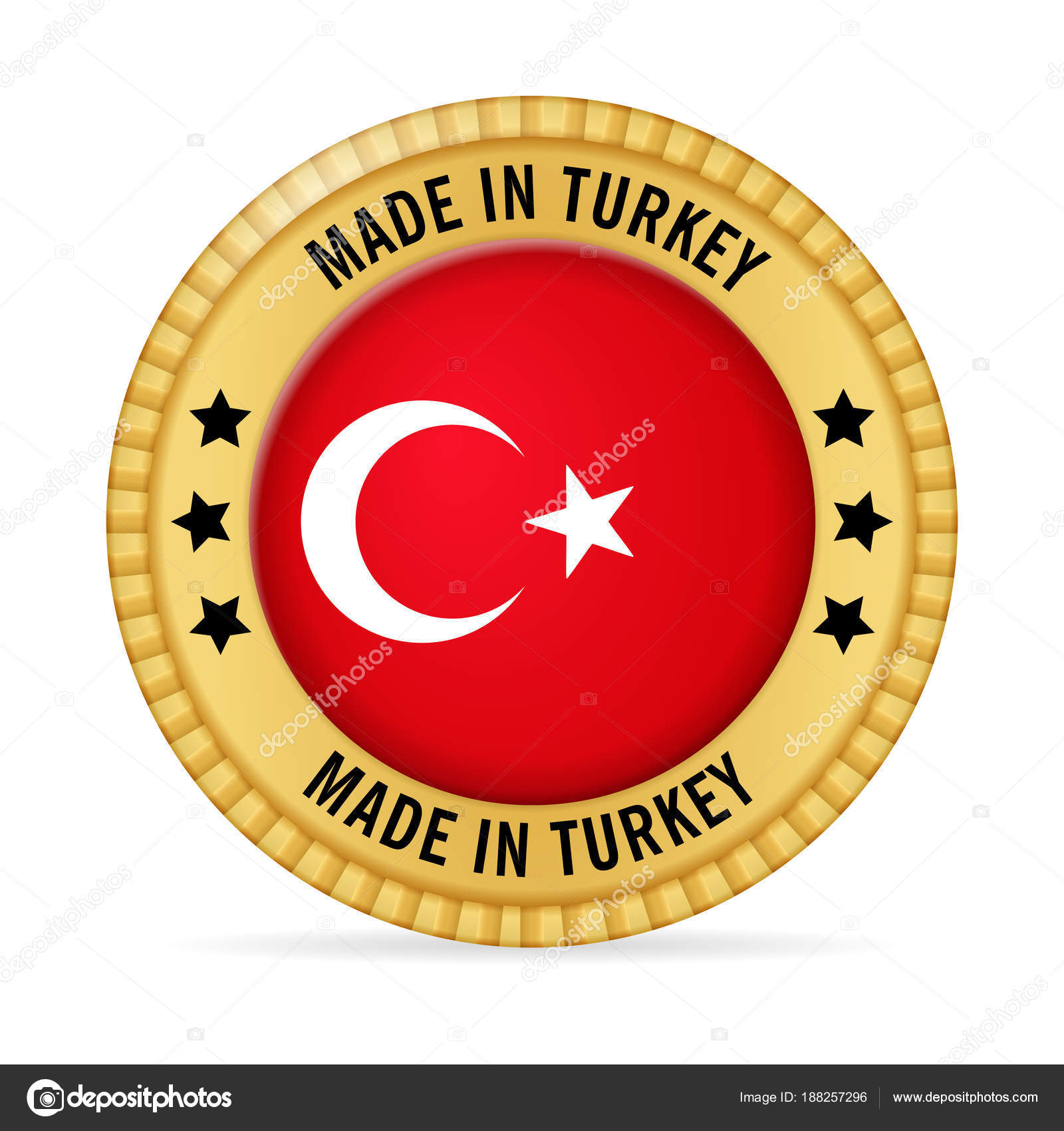 Icon made in Turkey Stock Vector Image by ©julydfg #188257296