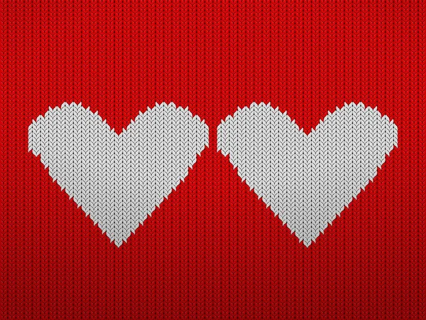 Knitted hearts background Stock Vector Image by ©julydfg #329610176