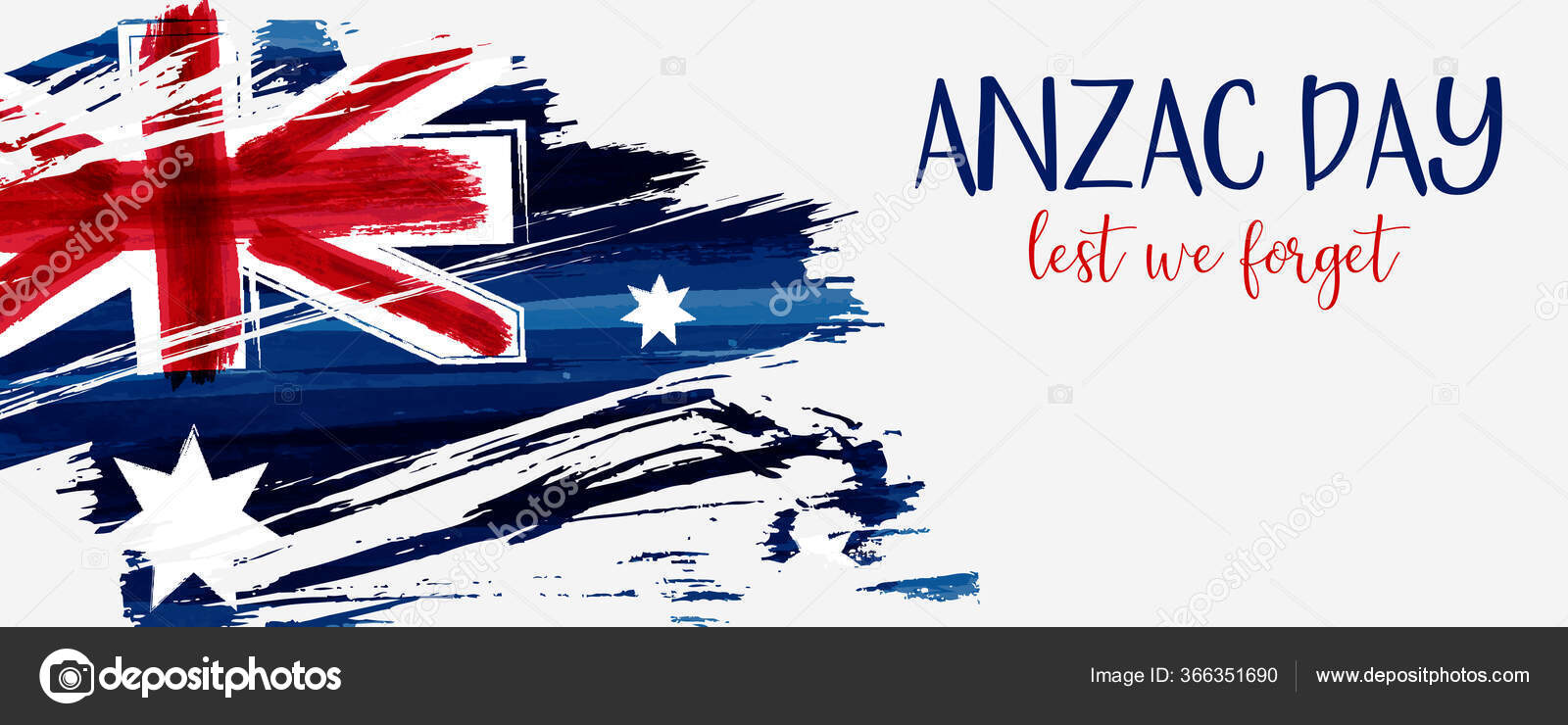 Anzac Day Background Grunge Watercolor Australia Flag Remembrance ...