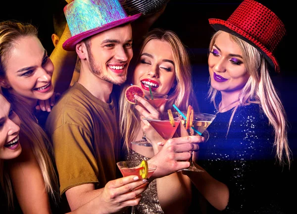 Dance party with group people dancing and disco ball. - Stock Image ...