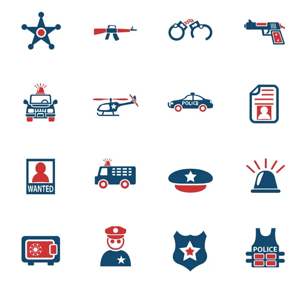 Police Web Icons User Interface Design Stock Vector Image by ©YAYImages ...