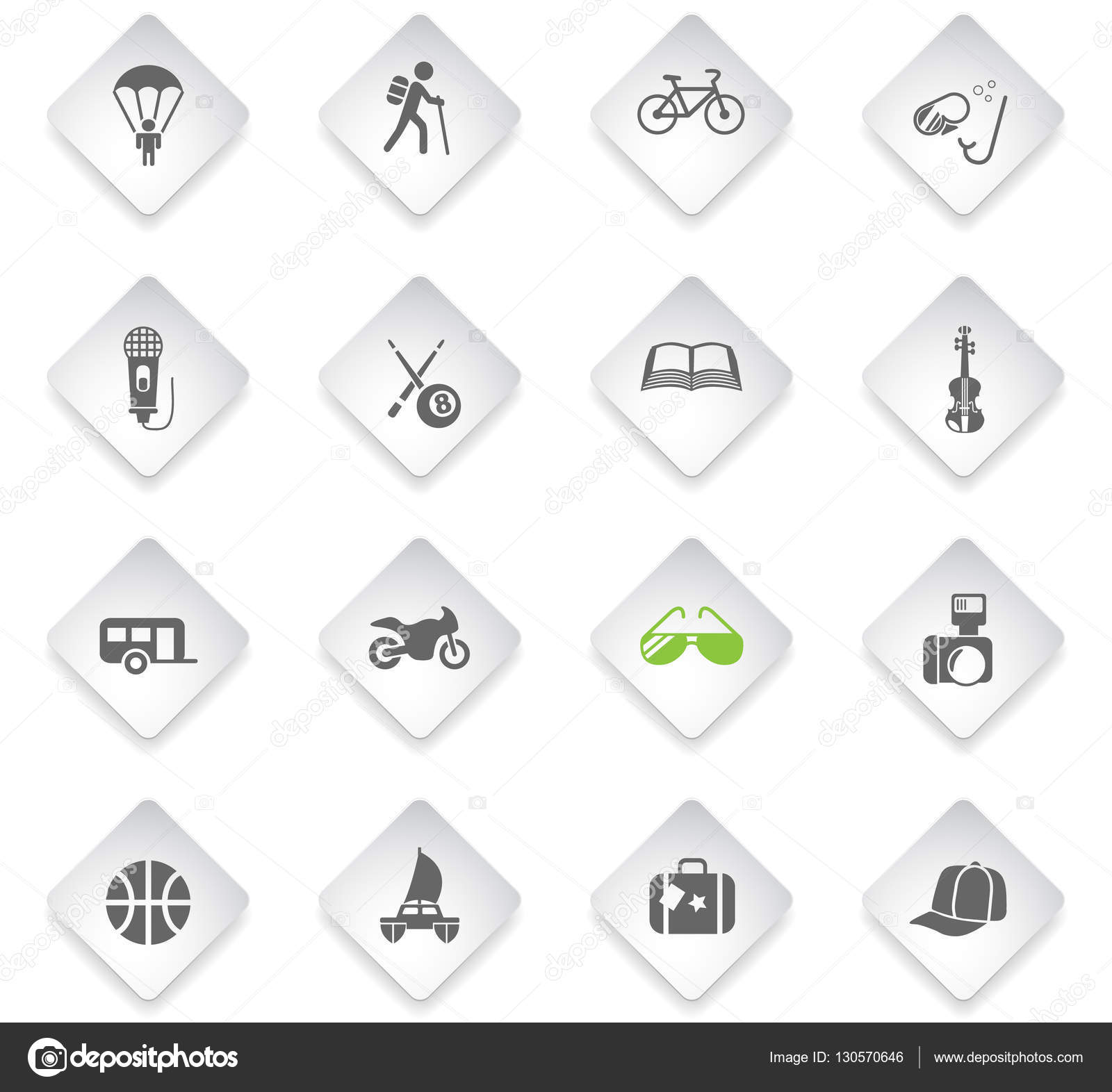Lifestyle icon set Stock Vector by ©ayax55 130570646