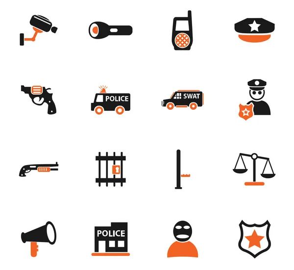 Police Web Icons User Interface Design Stock Vector Image by ©YAYImages ...