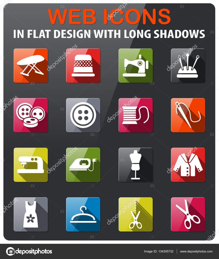 Tailoring icon set Stock Vector by ©ayax55 134305732