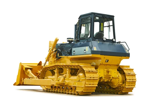 Side view of bulldozer on white — Stock Photo © kalinovsky #1042908