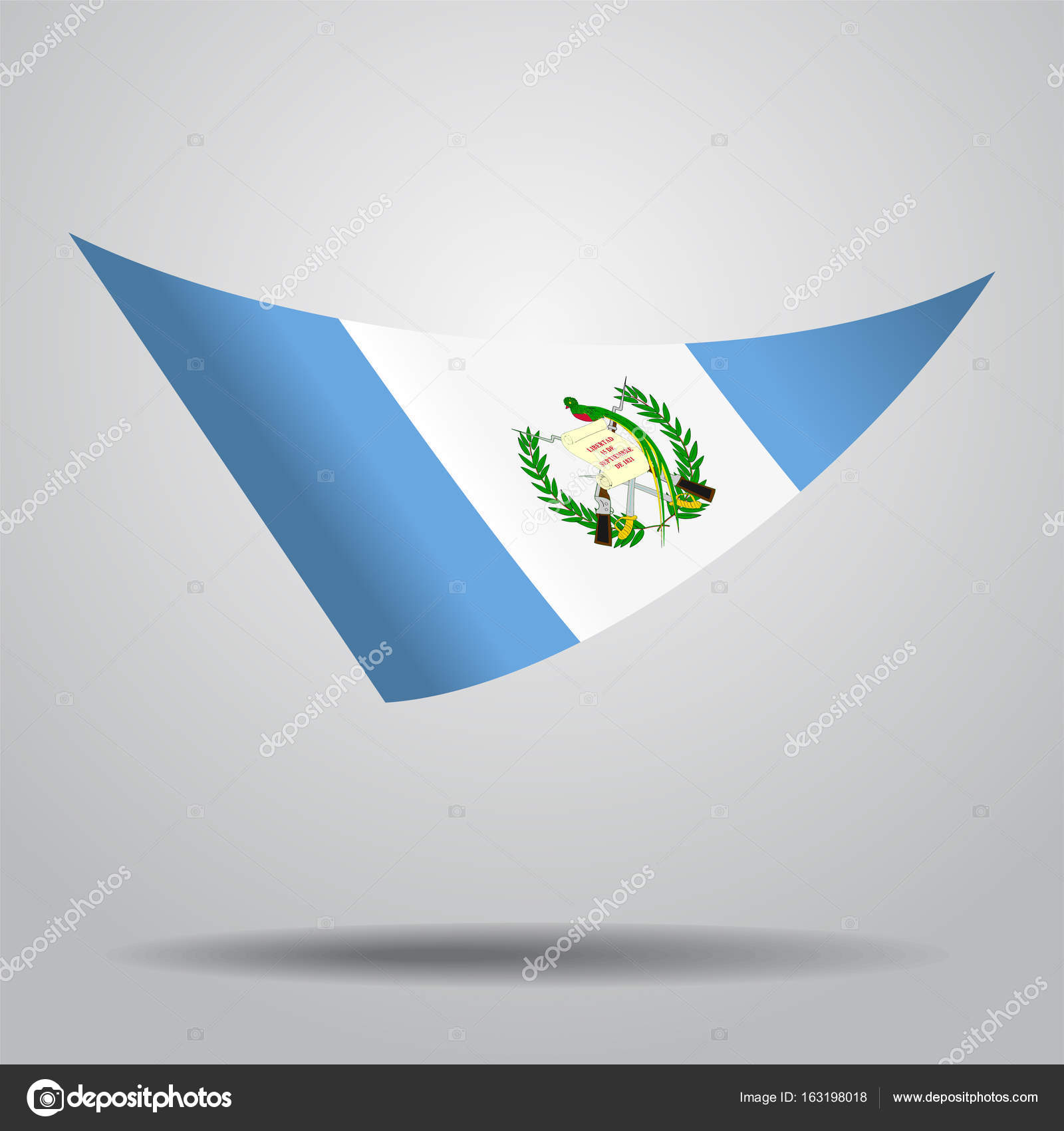 Guatemalan flag background. Vector illustration. Stock Vector by ...