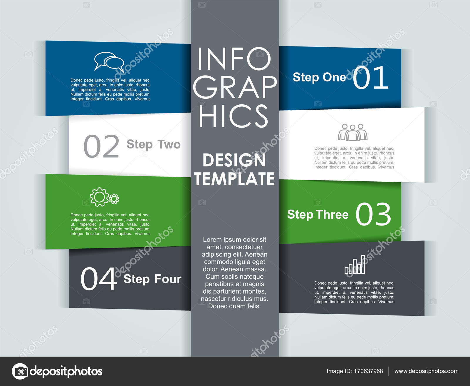 Infographic template. Can be used for workflow layout, diagram ...