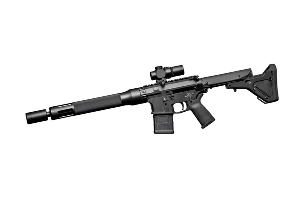 AR-15 Assault rifle side view — Stock Photo © tobkatrina #2204510