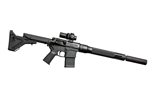AR-15 Assault rifle side view — Stock Photo © tobkatrina #2204510