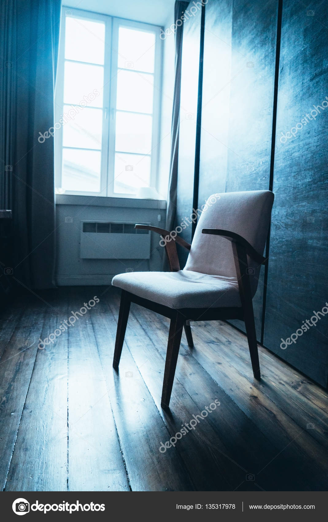 Empty modern chair Stock Photo by ©Shebeko 135317978