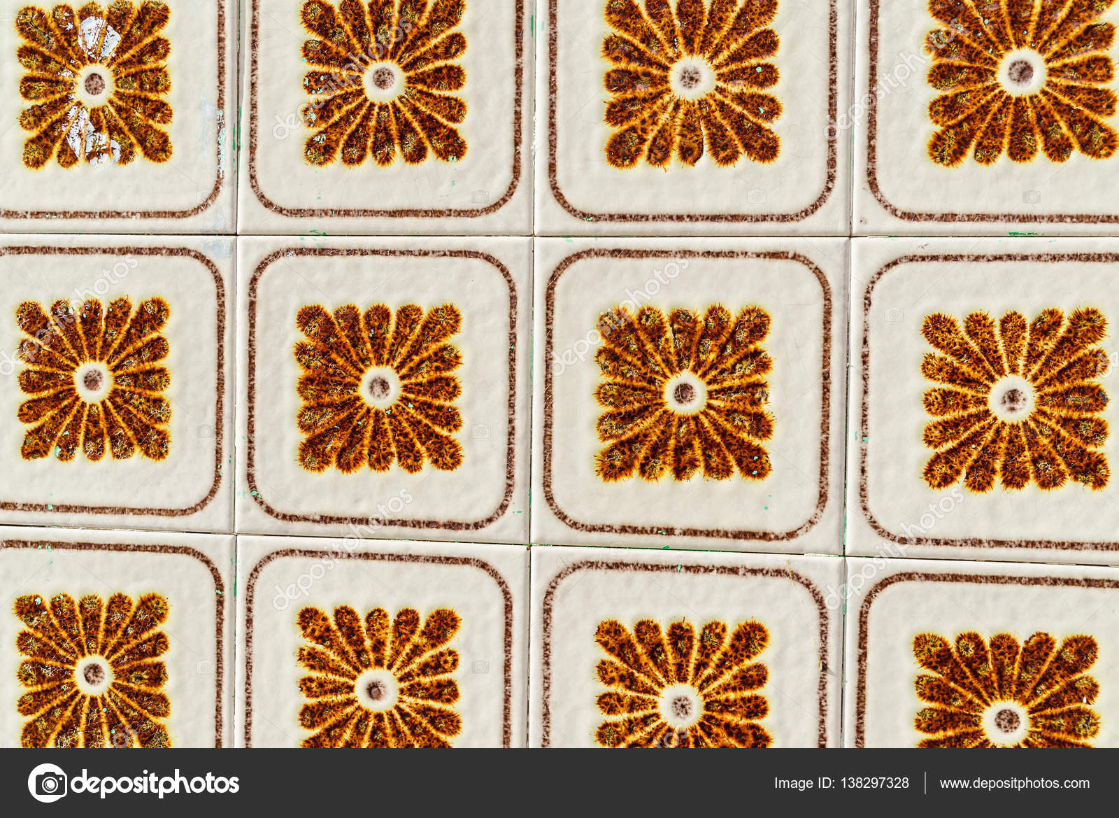 Vintage tiles background Stock Photo by ©Shebeko 138297328