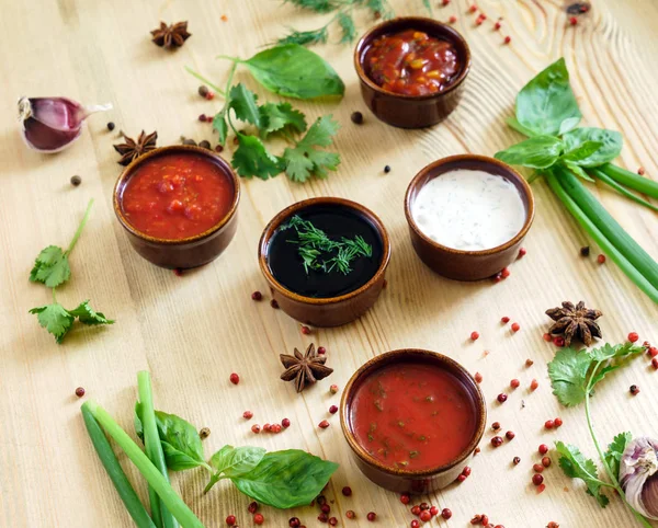 Berbagai jenis saus Stock Photos, Royalty Free Berbagai jenis saus ...