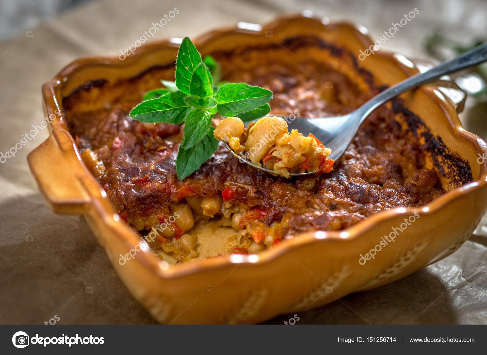 Prebranac-Balkan Baked Beans — Stock Photo © fotovincek #151256714