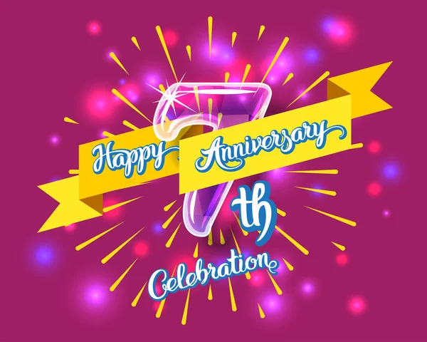 ᐈ 7th birthday design stock backgrounds, Royalty Free 7th birthday ...