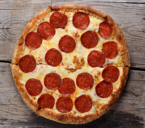 Pepperoni Pizza — Stock Photo © imagesetc #30103299