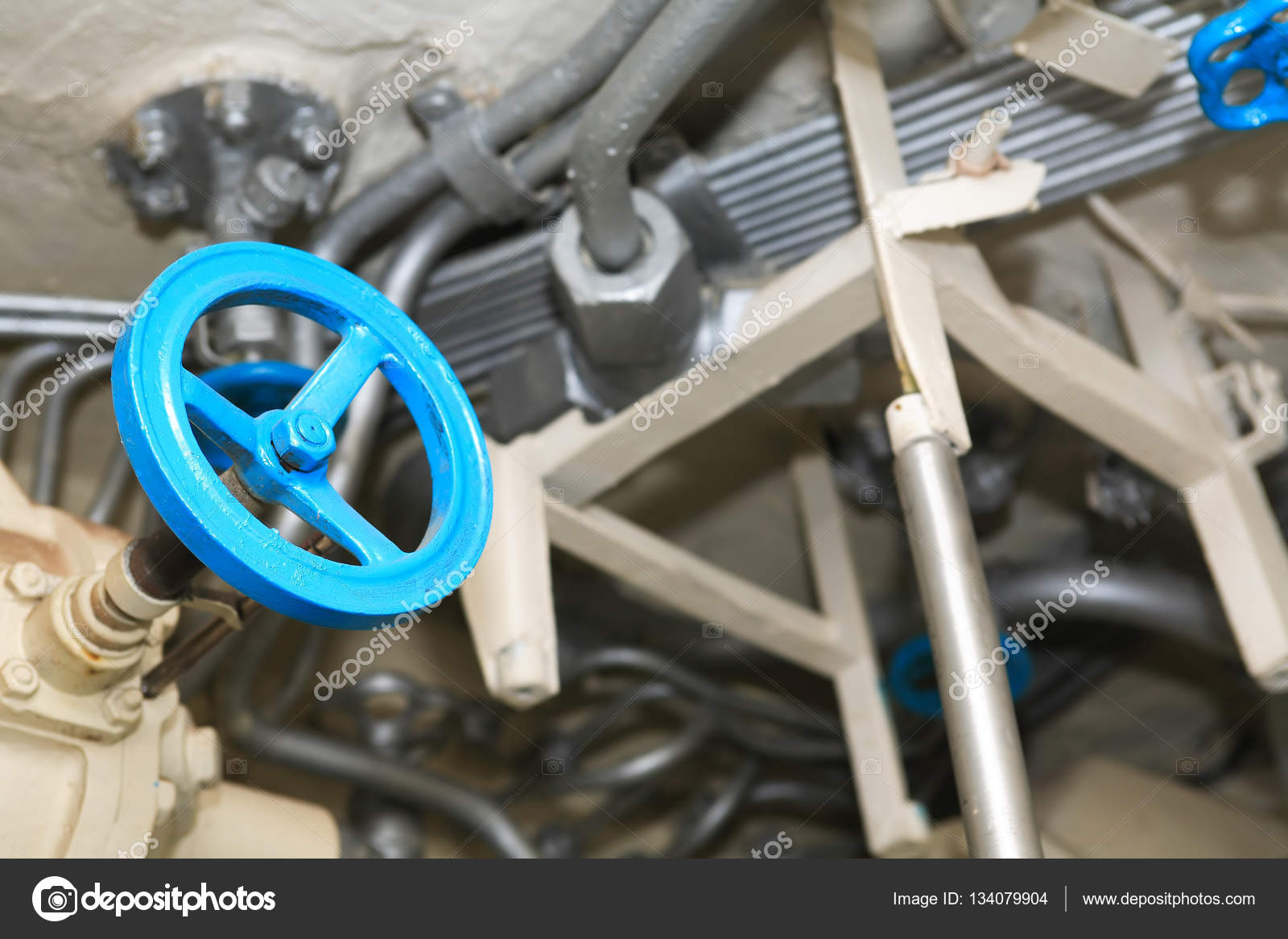 Blue Valve And Pipes Stock Photo by ©kvkirillov 134079904