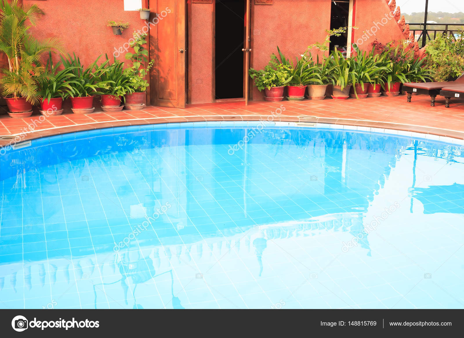 Nice Empty Water Pool — Stock Photo © kvkirillov #148815769