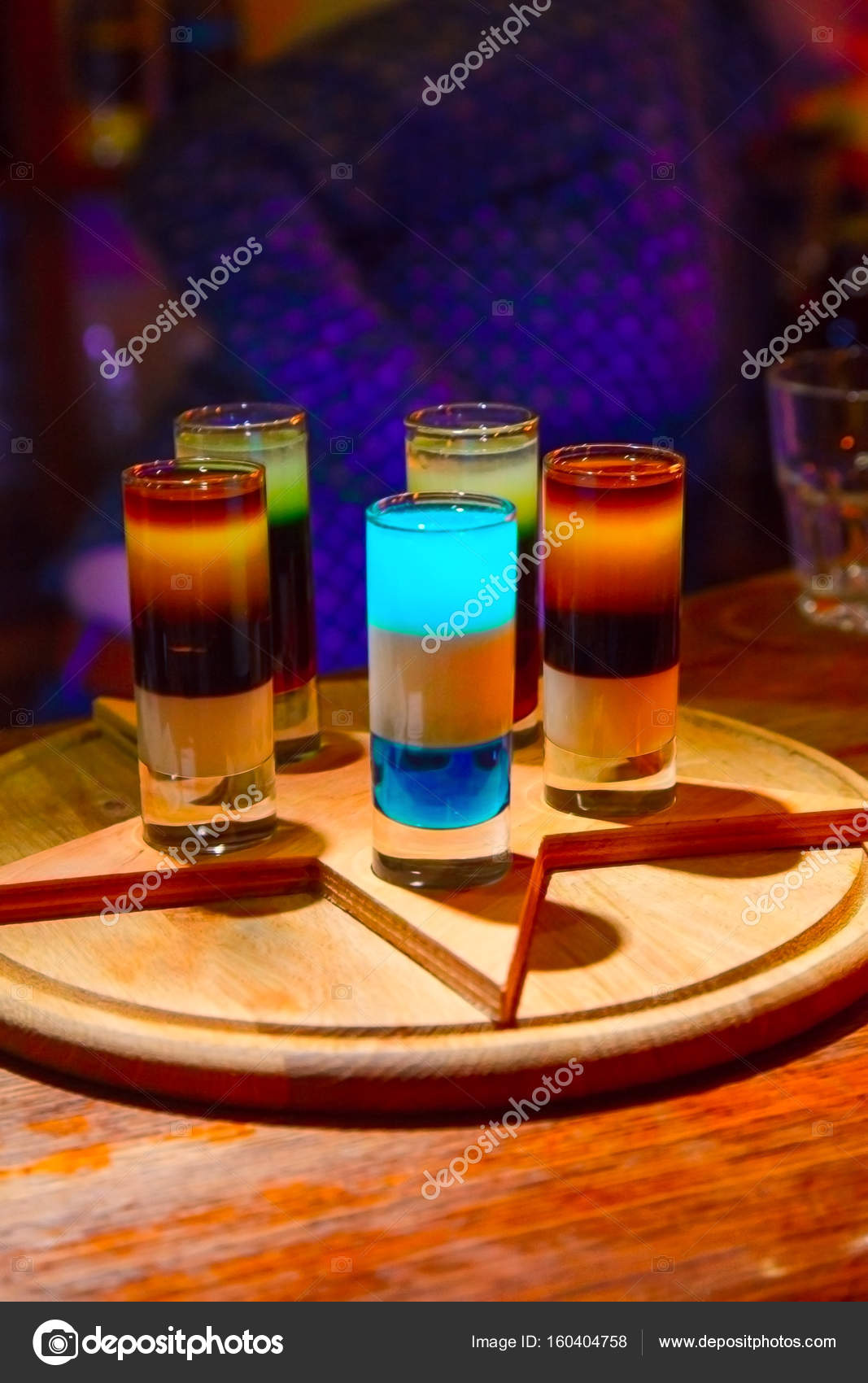 Colorful Alcohol Shots