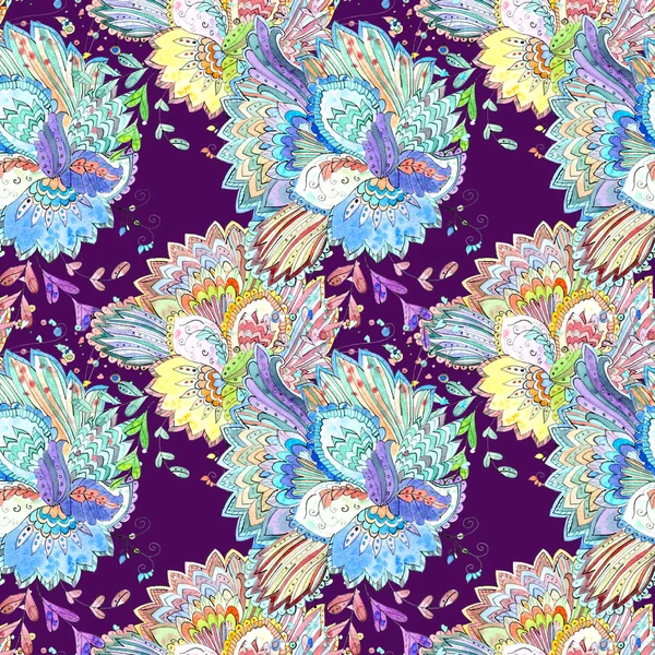 Seamless texture with ethnic motif. — Stock Photo © Oksana #155709208