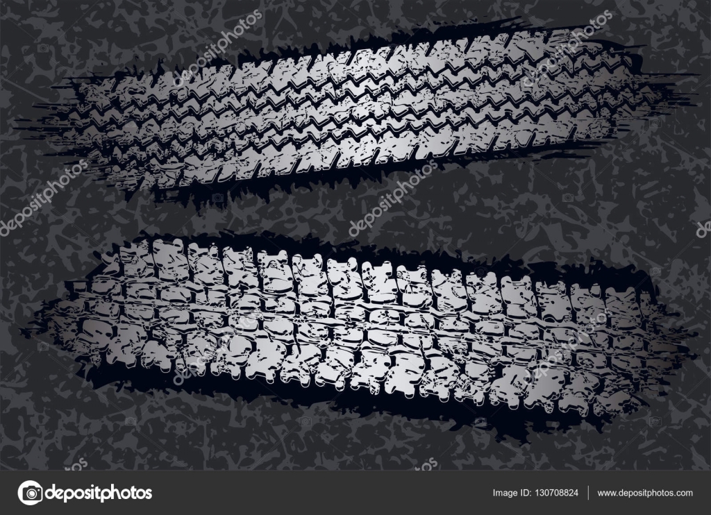 Abstract tire tracks textures Stock Vector by ©antonshpak 130708824