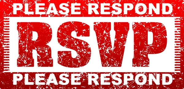 Please respond stamp Vector Art Stock Images | Depositphotos