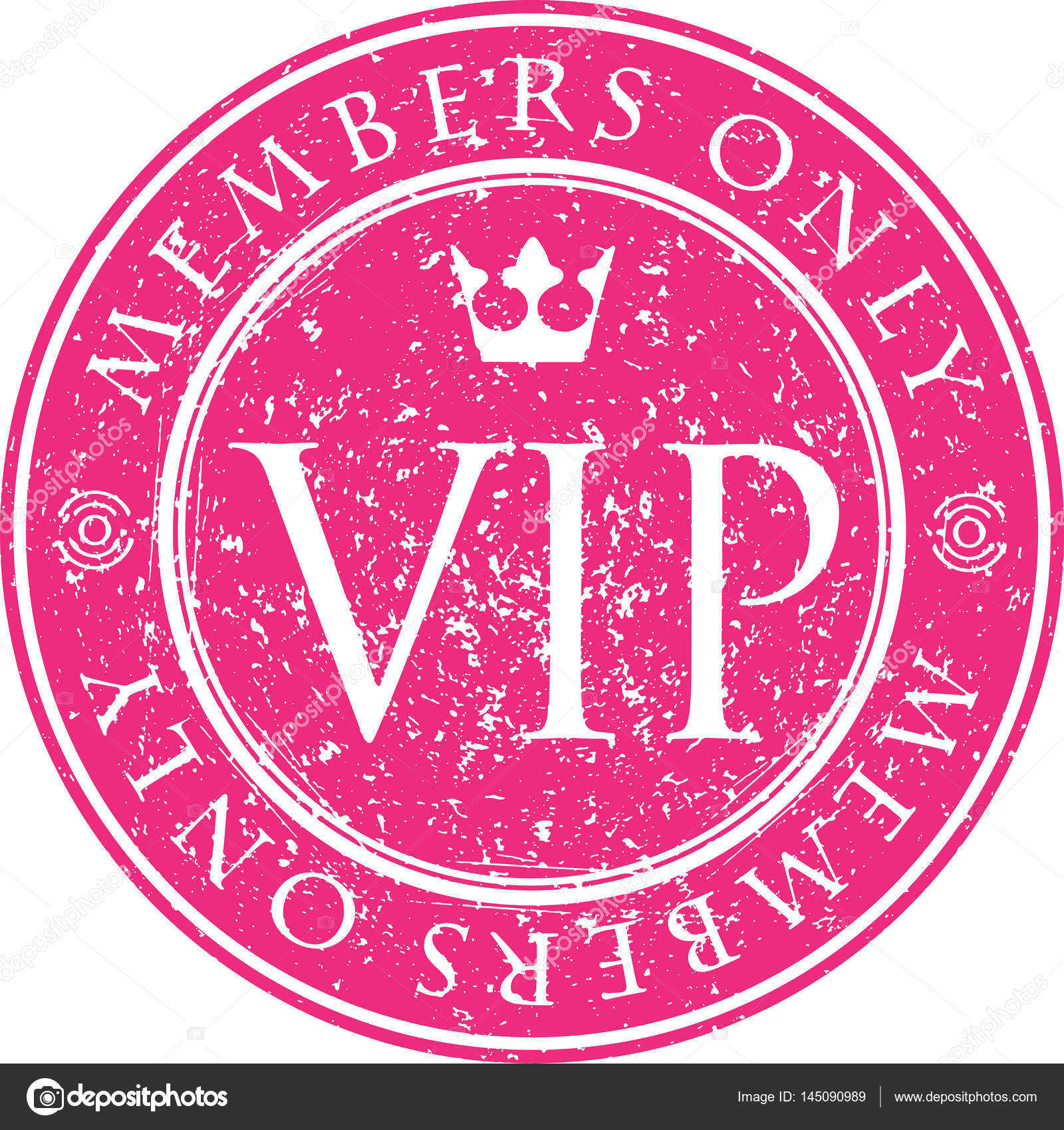 VIP. Members only. Stock Vector Image by ©antonshpak #145090989