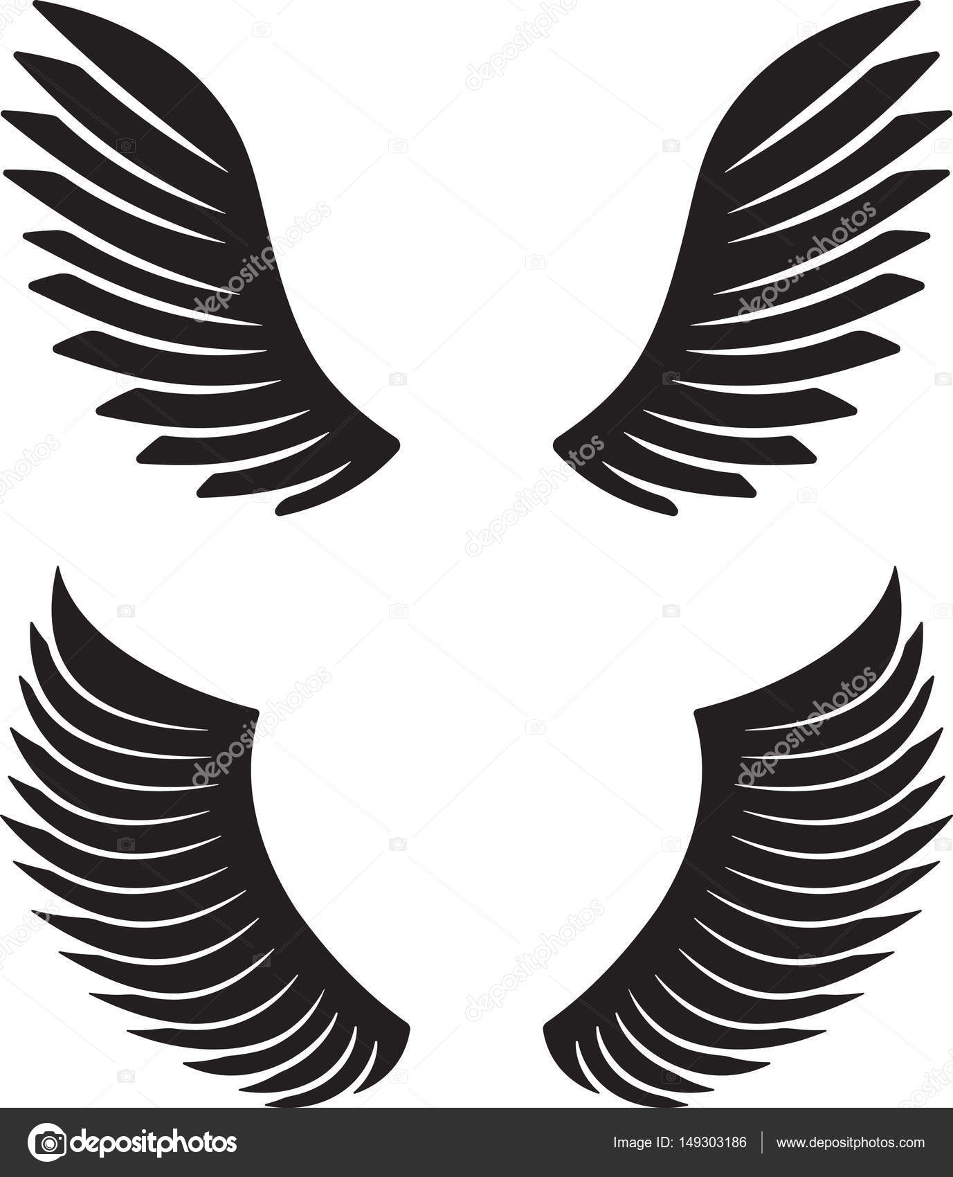 Two pair of wings — Stock Vector © antonshpak #149303186