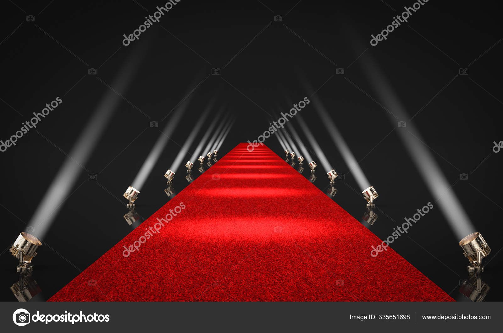 Red Carpet Black Background