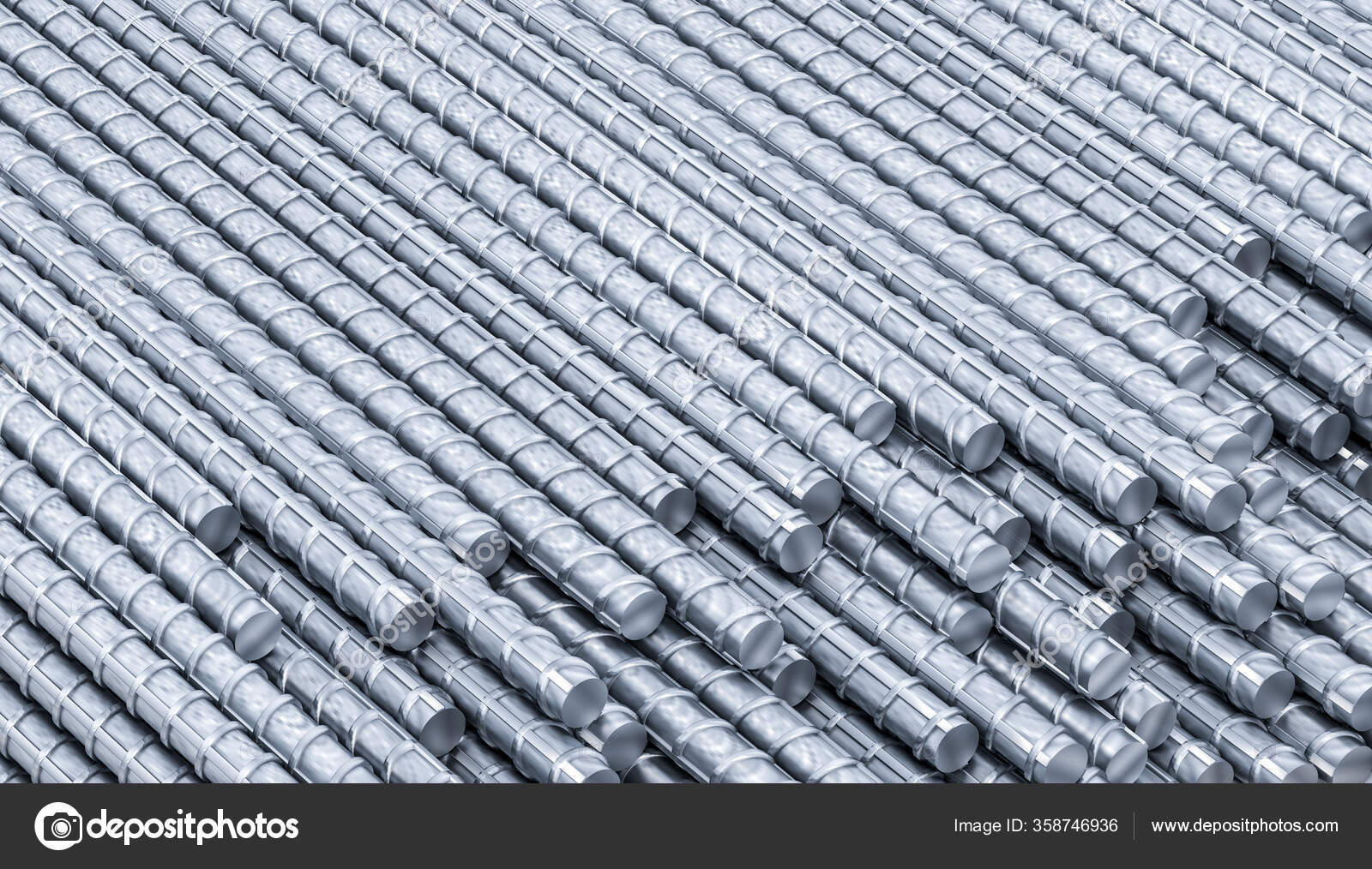 Metal Rods Building Use Background Render Construction Manufacturing ...