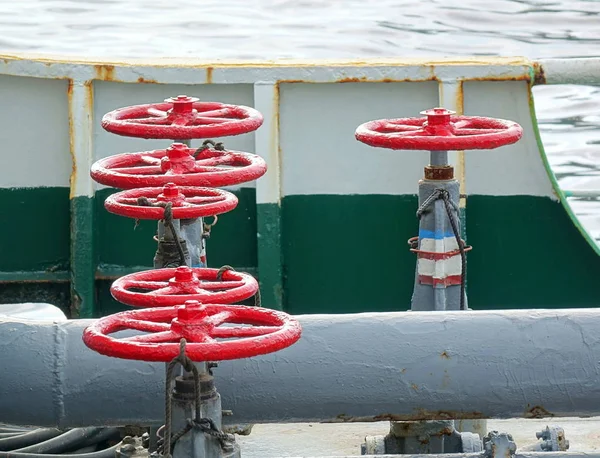 Oil Pipeline Control Valves - Stock Image - Everypixel