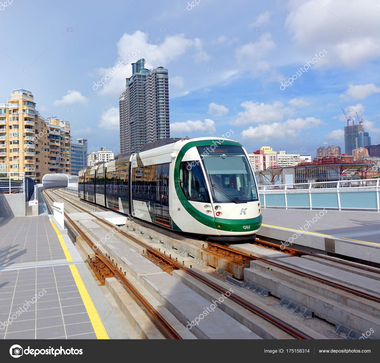 Train of the New Light Rail system – Stock Editorial Photo © shiyali ...