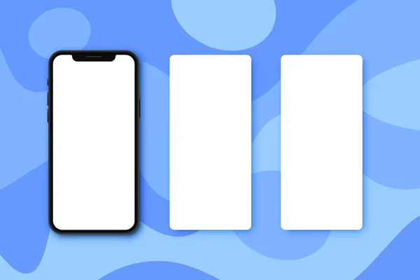 Vector Realistic Modern Mobile Phone Vector Mobile Device Concept ... Vector Realistic Modern Mobile Phone Vector Mobile Device Concept ...