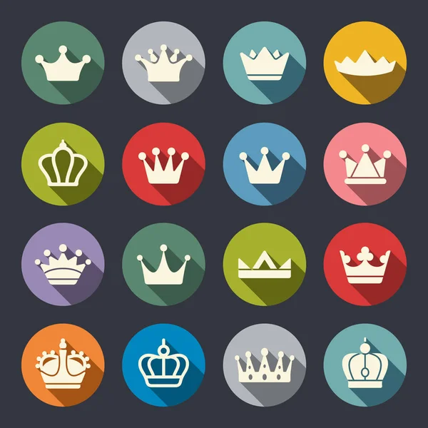Crown Icons Set Stock Vector Image by ©macrovector #51411793